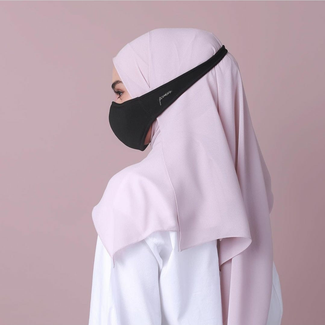 [100% AUTHENTIC] Hijab Headloop Strap Mask by JOVIAN - Almaz Hijabi