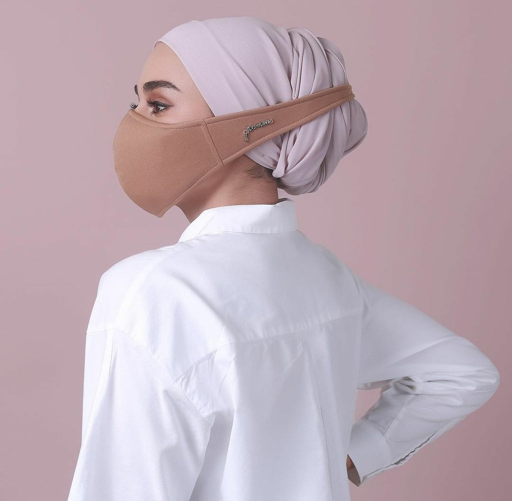 [100% AUTHENTIC] Hijab Headloop Strap Mask by JOVIAN - Almaz Hijabi